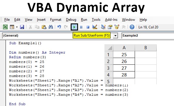 VBA Dynamic Array How To Use Dynamic Array In Excel VBA 