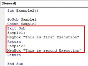VBA Return | How to Use Go Sub Return Statement in VBA?