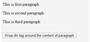 jQuery wrapInner() | Examples on Wrapping Method wrapInner()