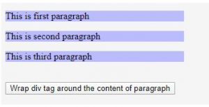 jQuery wrapInner() | Examples on Wrapping Method wrapInner()