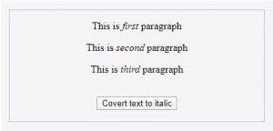 jQuery wrapInner() | Examples on Wrapping Method wrapInner()