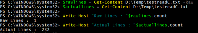 PowerShell Get-Content | Examples of PowerShell Get-Content