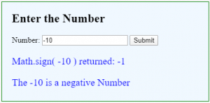 sign() in JavaScript | Top 4 Examples of sign() in JavaScript