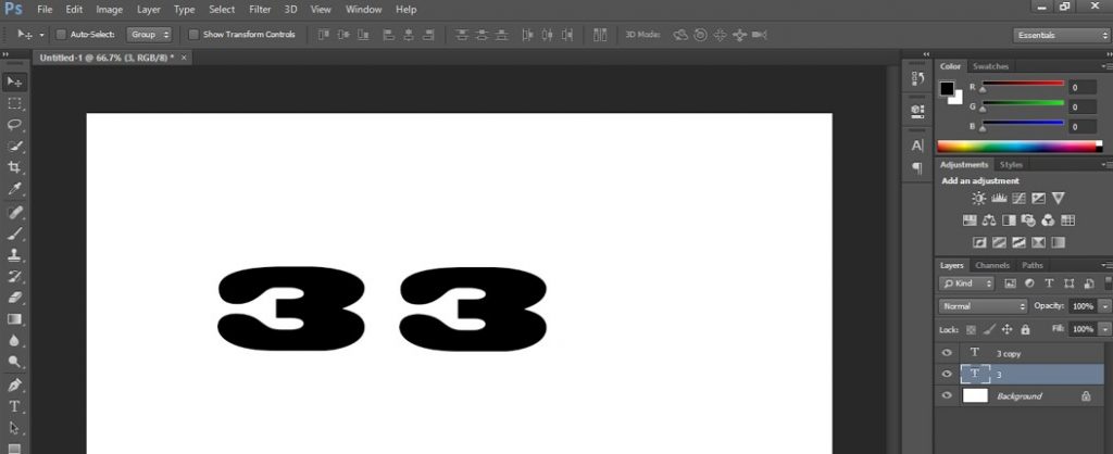 3D Text Effect in Photoshop | Learn to Create 3D Text Effect in Photoshop