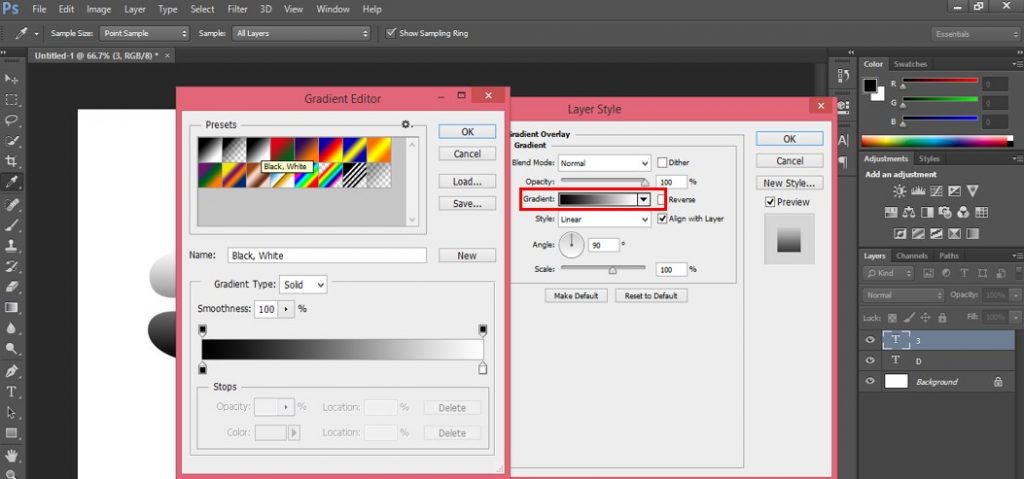 3D Text Effect in Photoshop | Learn to Create 3D Text Effect in Photoshop