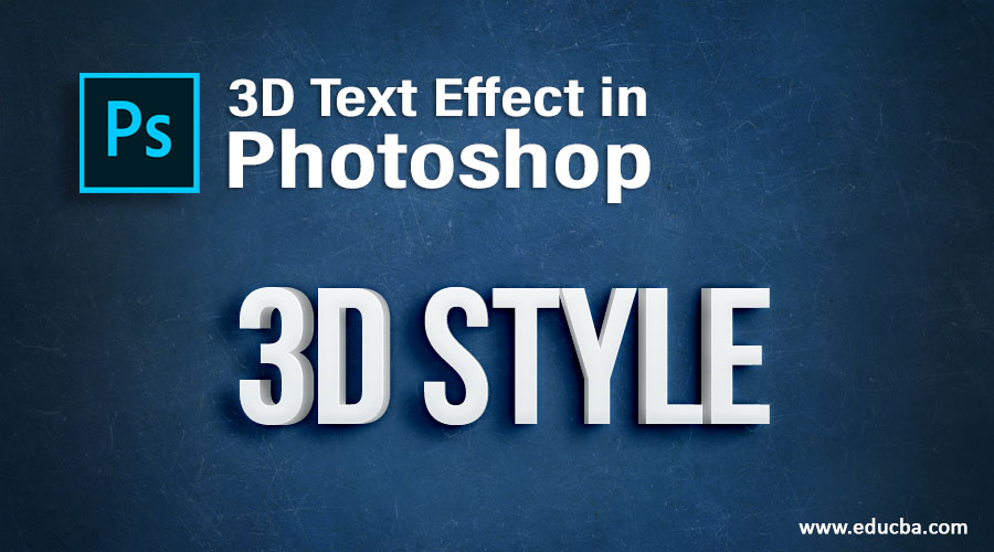 3D Text Effect In Photoshop Learn To Create 3D Text Effect In Photoshop
