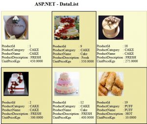 ASP.NET DataList | Properties & Template Fields in ASP.NET DataList