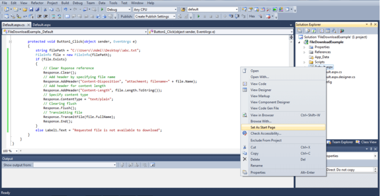 ASP.NET Download File | Example to Implement ASP.NET Download File