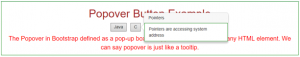 Bootstrap Popover | How does popover work in Bootstrap?