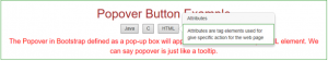 Bootstrap Popover | How does popover work in Bootstrap?