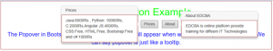 Bootstrap Popover | How does popover work in Bootstrap?