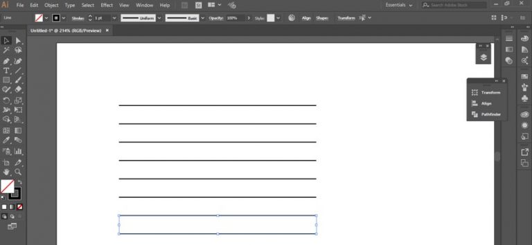 Create Table in Illustrator | Two Methods to Draw a Table in Illustrator
