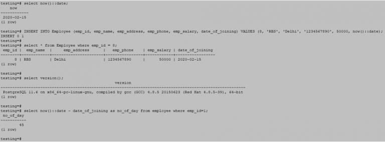 Postgresql Date Functions Learn The All Postgresql Date Functions