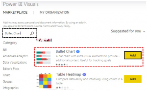 Power BI Bullet Chart | Know How to Use Power BI Custom Visuals