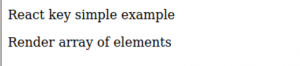 React Keys | Examples to Implement the use of React Keys