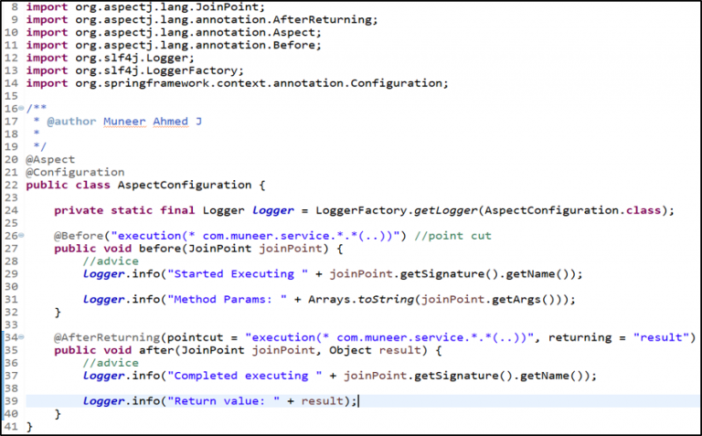 Spring AOP | Spring AOP Terminologies and Need for Spring AOP