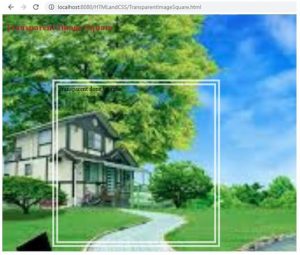 CSS Transparent Border | Creation of Transparent Border using CSS
