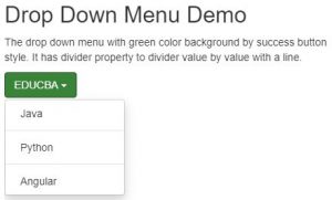 Bootstrap Dropdown Menu | Concise Guide to Bootstrap Dropdown Menu