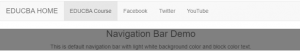 Bootstrap Navigation Bar | Learn the Examples of Bootstrap Navigation Bar