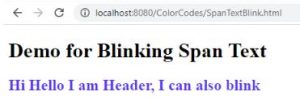 CSS Blinking Text | Learn How does Blinking Text work in CSS?