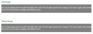 CSS Margin Color | Understanding of Different CSS Margin Color