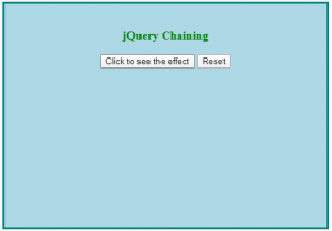 jQuery Chaining | 3 Examples to Implement jQuery Chaining()