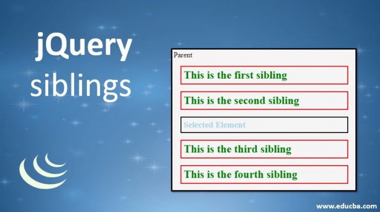 Jquery Siblings 3 Examples To Implement Jquery Siblings Method