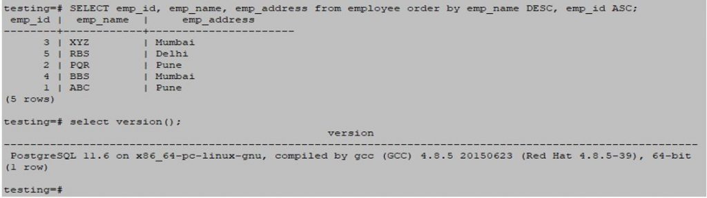 Postgresql Order By How Order By Function Work In Postgresql
