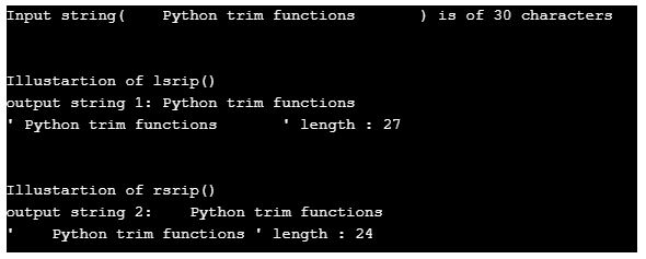 Python Trim String Why Trim String Is Used In Python With Examples 