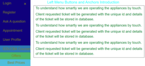 Bootstrap Left Menu | How Left Menu work in Bootstrap with Examples