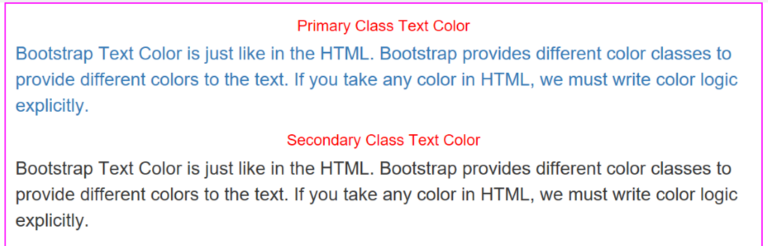 Bootstrap Text Color | How does Text Color Work in Bootstrap?