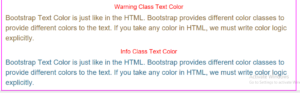 Bootstrap Text Color | How does Text Color Work in Bootstrap?