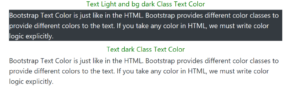 Bootstrap Text Color | How does Text Color Work in Bootstrap?