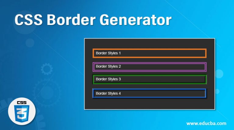 CSS Border Generator | Learn How does Border Generator Works?