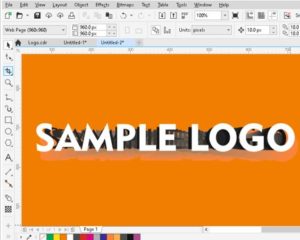 CorelDRAW Logo Design | Techniques to Create a Text Effect Logo