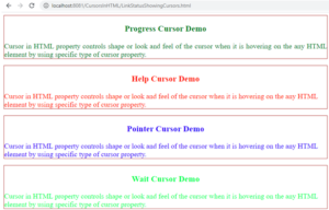 Cursor in HTML | Different Types, Syntax and Examples of Cursor in HTML