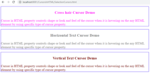 Cursor in HTML | Different Types, Syntax and Examples of Cursor in HTML