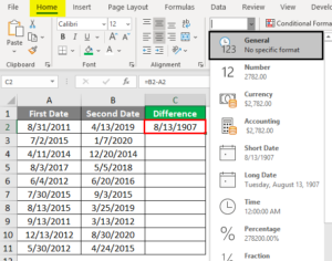Subtract Date in Excel | How to Subtract Date in Excel (Examples)