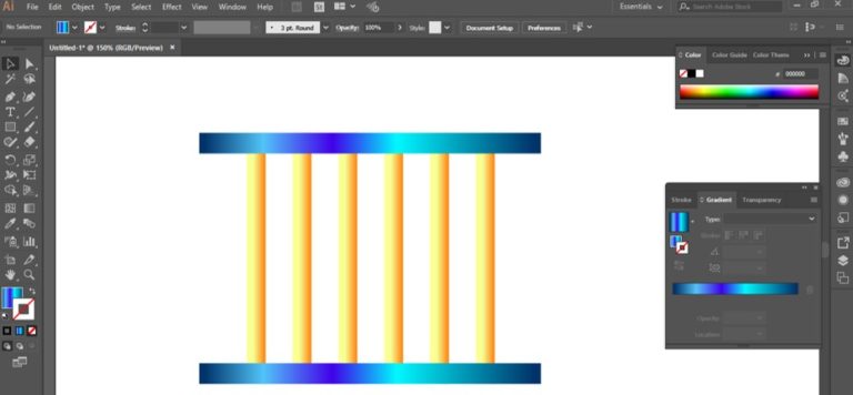 Metal Effect in Illustrator | Applying Metal Effect in Illustrator