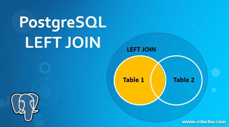 Postgresql Left Join Learn How Postgresql Left Join Works