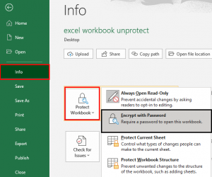 Unprotect Excel Workbook | Tips to Unprotect an Excel Workbook