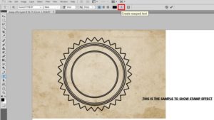Stamp Effect in Photoshop | Create a Postage Stamp Text in Photoshop
