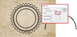 Stamp Effect in Photoshop | Create a Postage Stamp Text in Photoshop