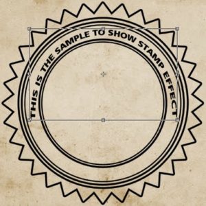 Stamp Effect in Photoshop | Create a Postage Stamp Text in Photoshop