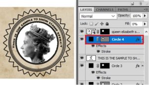 Stamp Effect in Photoshop | Create a Postage Stamp Text in Photoshop