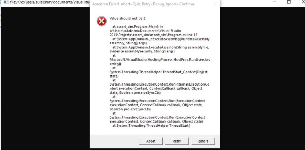 Assert in C# | How does Assert work in C# with Examples & Advanatges