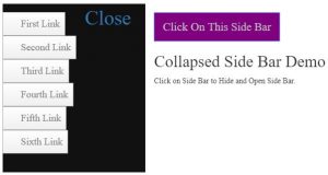 Bootstrap Collapse Sidebar | Why Bootstrap over HTML? Examples