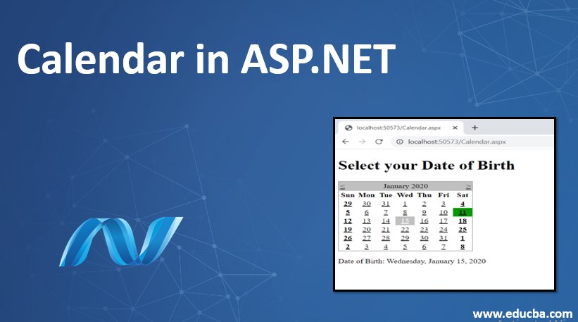 Calendar In ASP NET How To Create Calendar In Asp 