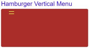 Hamburger Menu JavaScript | How does Hamburger Menu work?