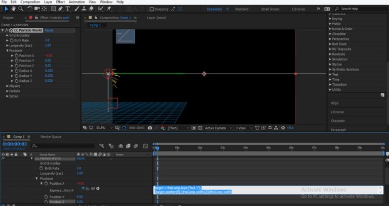 After Effects Particles | Creating Atmospheric Particles in After Effects